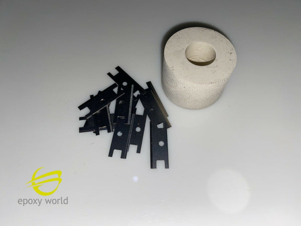 Renew Kit for the CDA-08 or CDA-16 Chopper Guns, 12 Blades & Anvil Rol ...